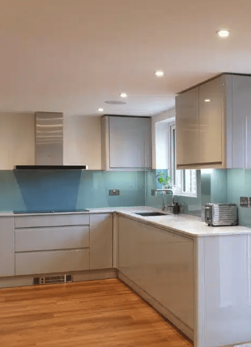 Alusplash Elegance Splashback - Metallic Ocean Wave