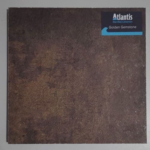 Atlantis Shower Wall Panels - Golden Gemstone - Textured