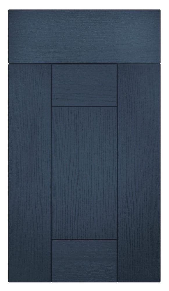 Buckingham Five piece PVC Shaker - Navy Blue Ash