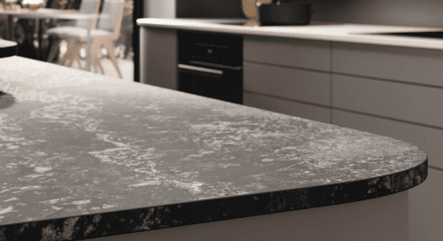 Egger 20mm Square Edge Worktops - Black Ambiance Granite - F128 PA