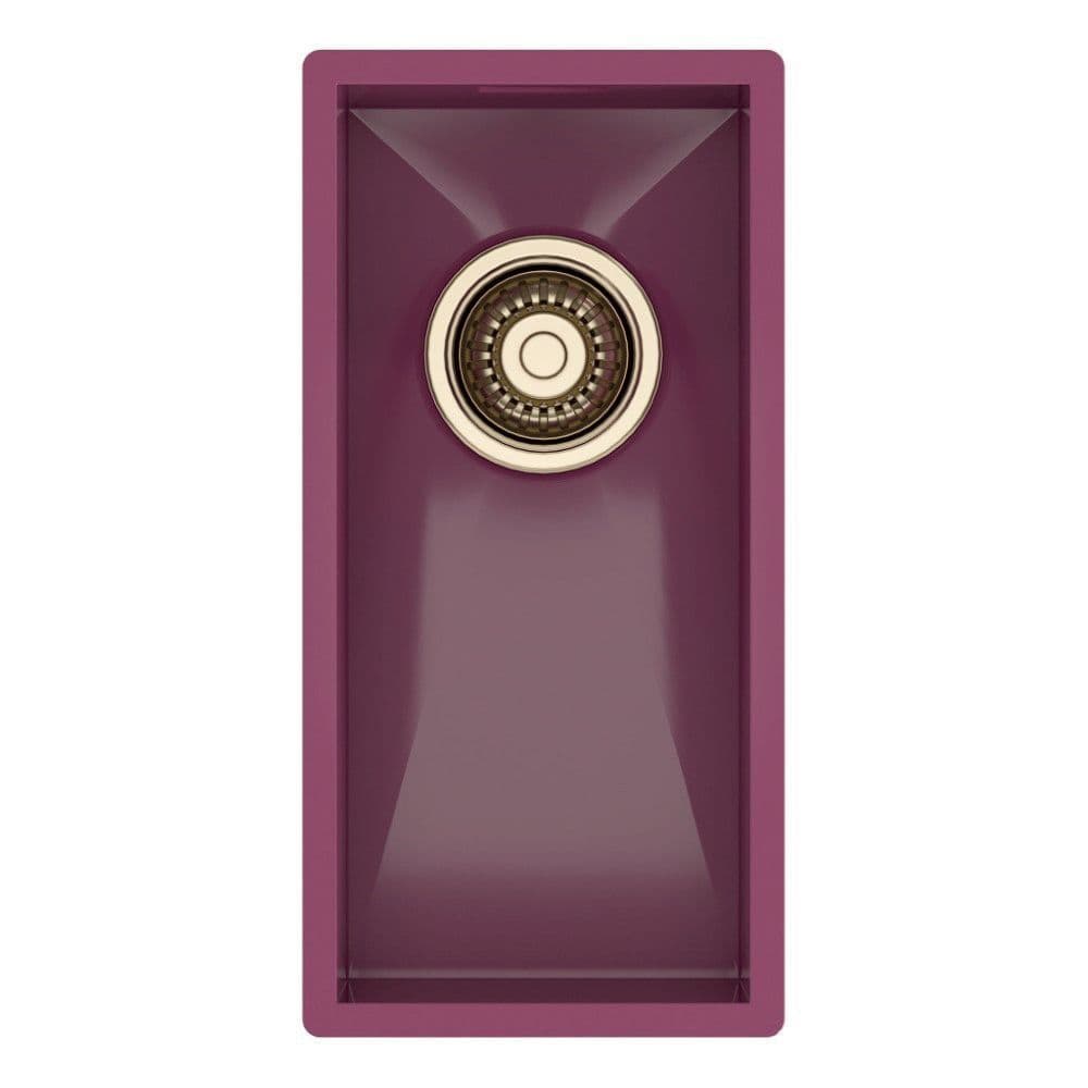 Essentials Undermount Half Bowl CTC Painted Sinks - 180 x 400 x 125mm