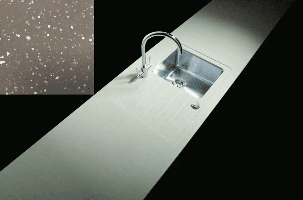 Maia Stainless Steel Sink Module -Brazilian Greige