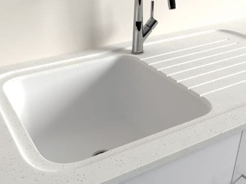 Mirostone Arctic Solid Surface Worktops 20mm WSU