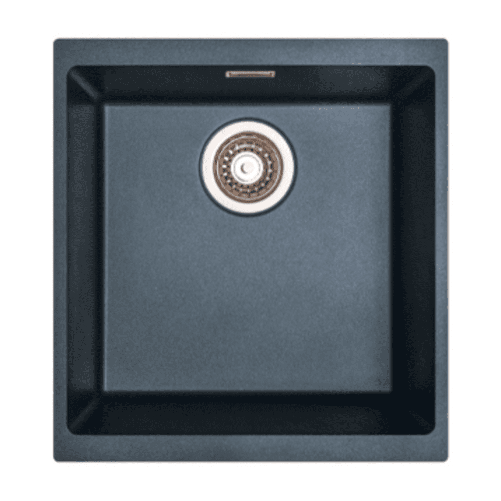 River Range - Calder - Blue Undermount/Inset Single Bowl Granite Sink ...
