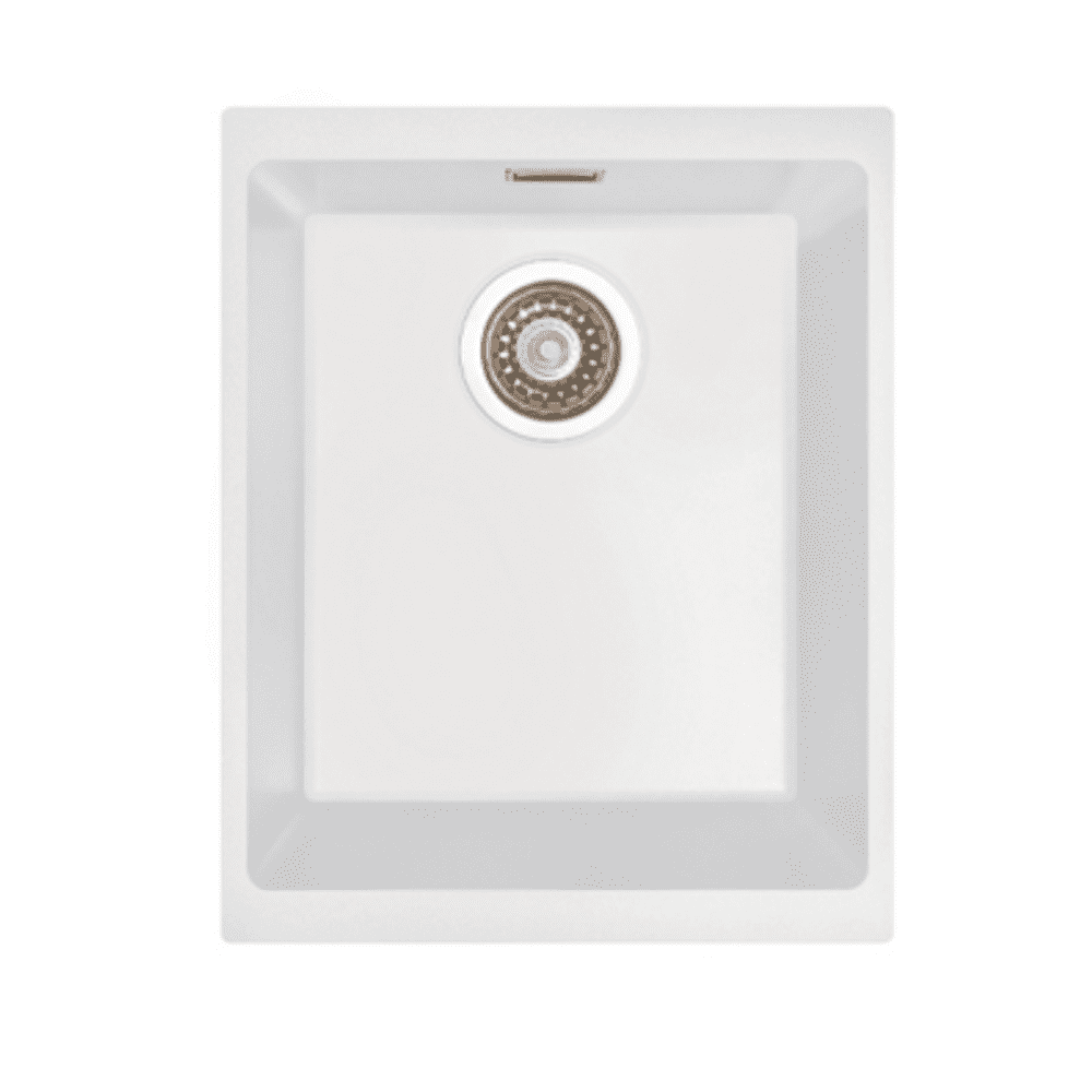 River Range - Cherwell - White Undermount/Inset Single Bowl Granite ...