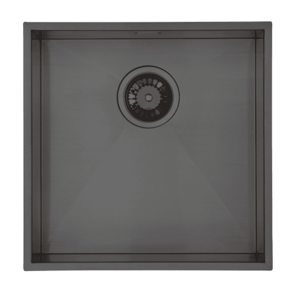 River Range - Tagus - Gunmetal Stainless Steel Single Single Bowl ...