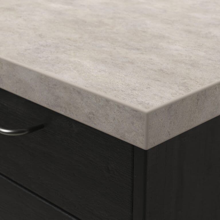Senses Square Edge Laminate 38mm Worktops - District Stone - Urban