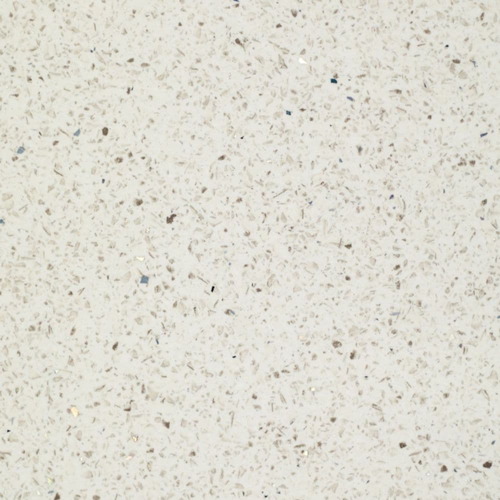 Spectra Square Edge 22mm Laminate Worktops White Terrazzo - Quartz