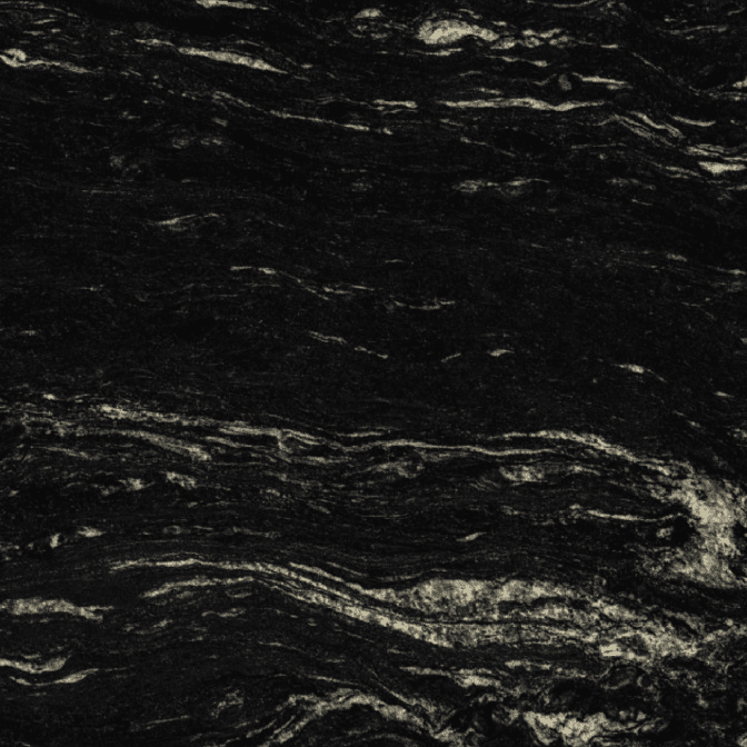Strata Quartz Worksurface - Black Cosmic