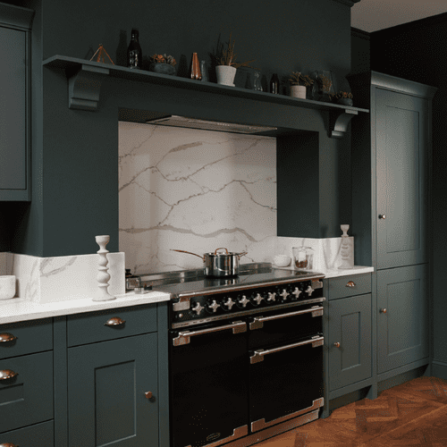 Strata Quartz Worksurface - Strata Calacatta Gold Quartz