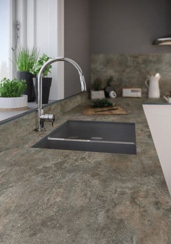 Zenith 12mm Compact Laminate Worktops - Caldeira - Extra Matt - Dark ...