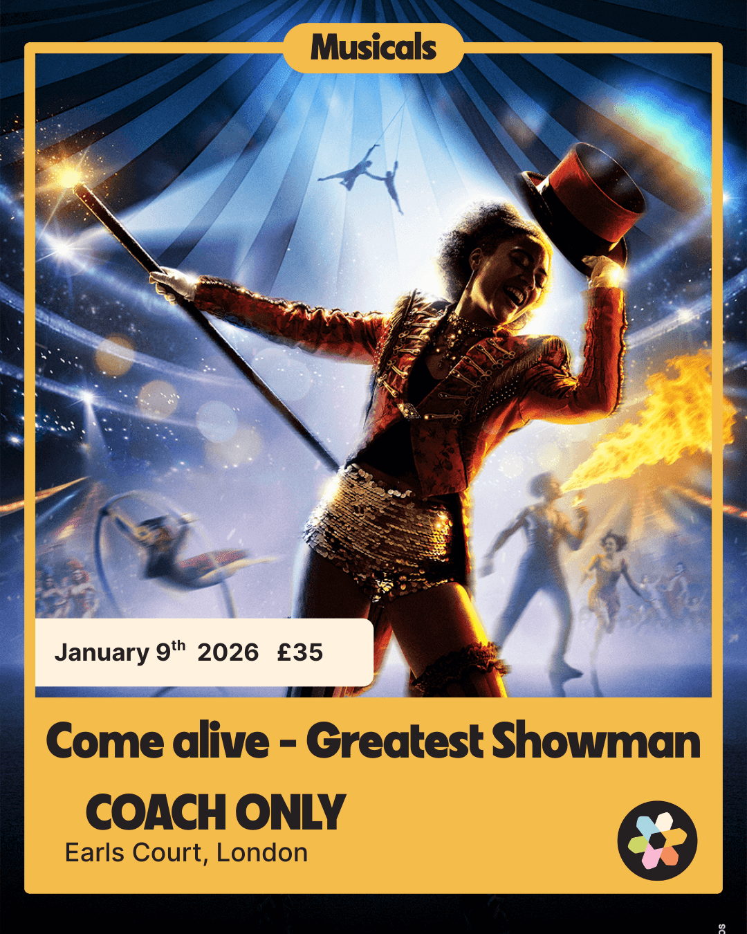 Come Alive - The Greatest Showman Circus Spectacular - January 9th ...