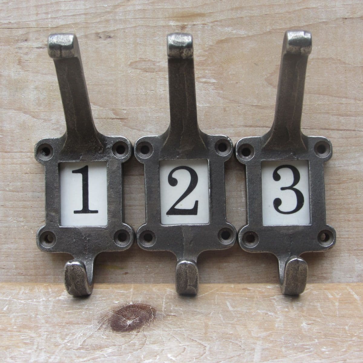Cast Iron Number Hooks