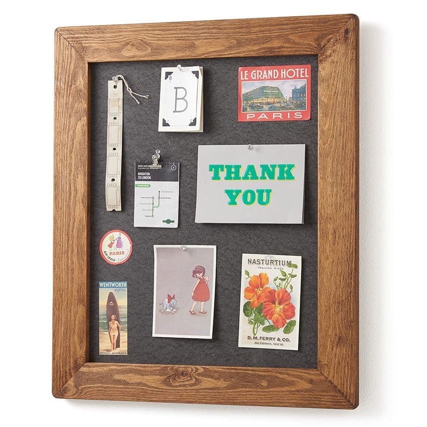 Old Wood Framed Pinboard A