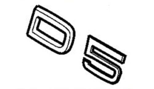 Genuine Volvo D5 Tailgate / Boot Emblem (2011 Models Onwards) - Parts ...