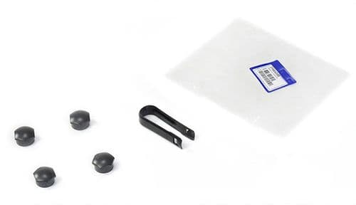 Genuine Volvo S60 V60 S90 V90 XC40 XC90 (15-) Wheel Bolts Cap Set (Grey)