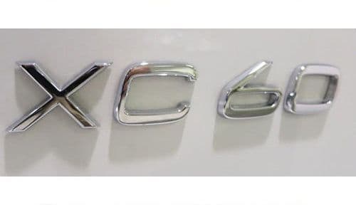 Genuine Volvo XC60 Tailgate Badge / Emblem (Chassis 365000 onwards ...