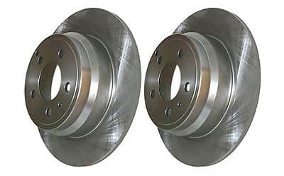 Volvo 850, S70, V70 (-00) C70 (-05) Rear Brake Discs (Pair) - Parts Monster