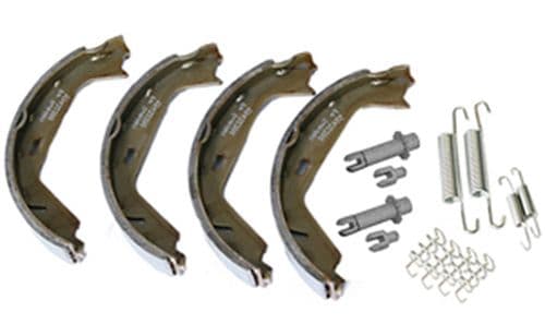 Volvo S60, S80, V70 (00-09) Rear Handbrake Brake Shoe Kit (With Adjusters)