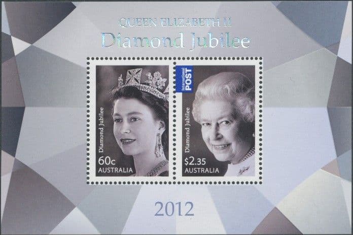 Australian Stamps SGMS3758 Queen's Diamond Jubilee miniature sheet