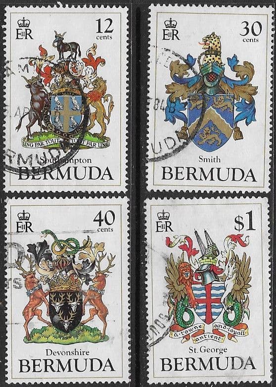 Stamps Bermuda 1985 Halley's Comet Set Fine Mint