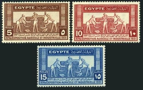 Egypt 1931 Ancient Agriculture Set Fine Mint