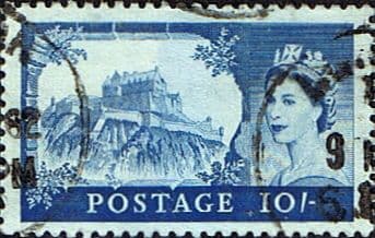 Stamps Stamp Great Britain 1958 Queen Elizabeth II Definitive Castle ...