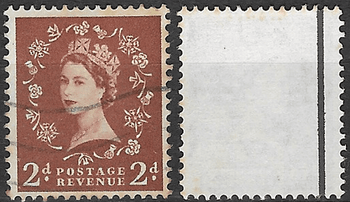 Stamps Great Britain 1955 Queen Elizabeth II Definitive SG 556 Good ...