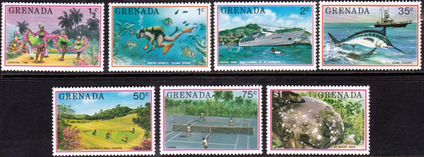 Grenada 1976 Tourism Set Fine Mint