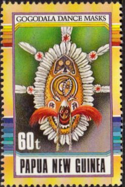 Stamps Papua New Guinea 1990 Gogodala Dance Masks Set Fine Mint
