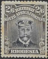 Rhodesia 1913 British South Africa Company Head SG 236 Fine Mint
