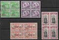 Samoa 1946 King George VI Victory Block of 4 Set Fine Used