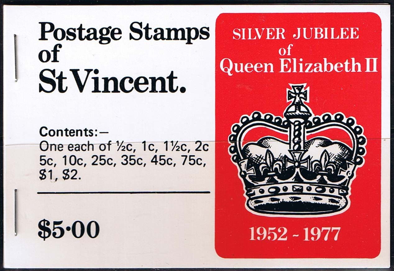 Stamps 1977 St Vincent Royal Silver Jubilee Booklet Fine Mint