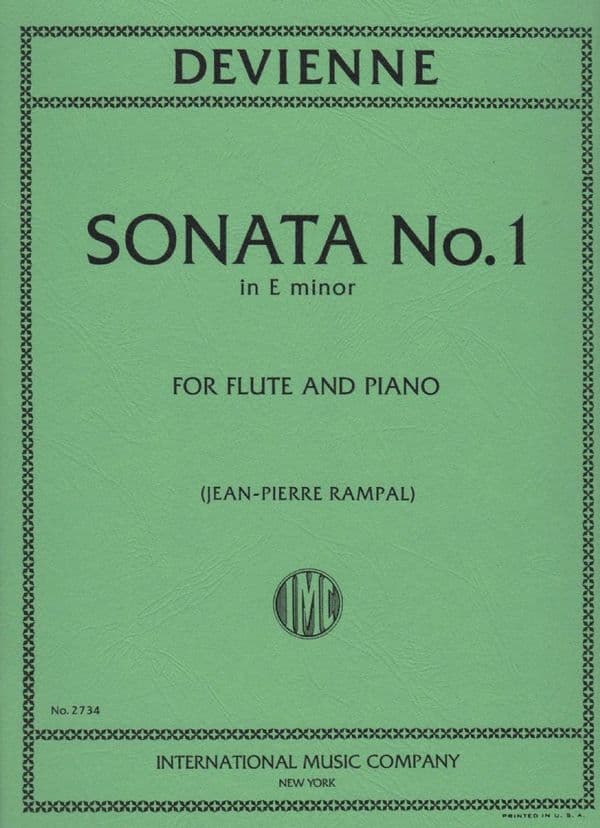 Devienne - Sonata no 1 in E minor for Flute