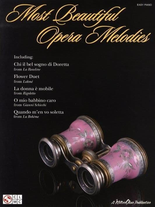 Most Beautiful Opera Melodies Easy Piano Arrangements