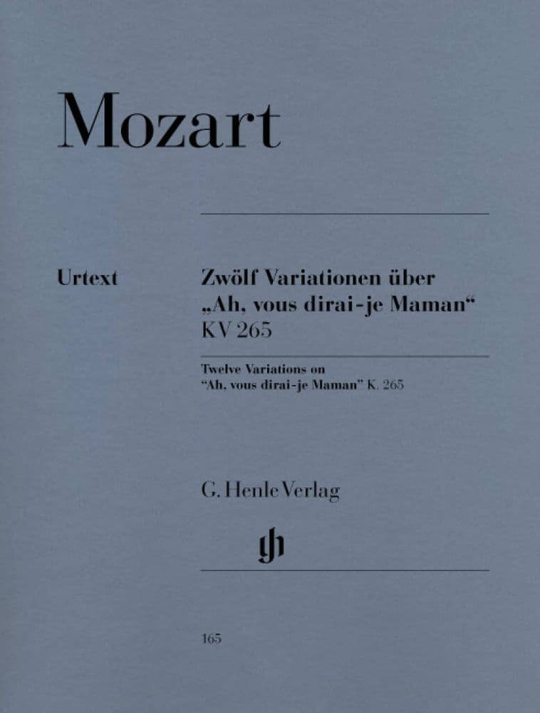 Mozart 12 Variations on Ah vous dirai-je Maman