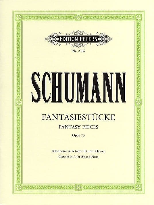 Schumann Fantasiestucke for Clarinet Peters
