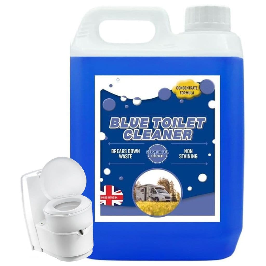 Blue Toilet Rinse Disinfectant For Caravans Motorhome & Portable Toilets