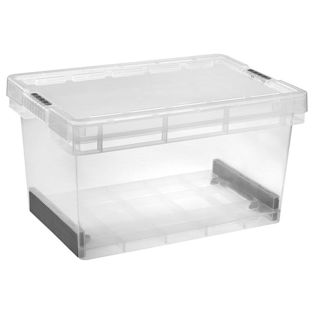 Modular Plastic Storage Containers Ultra Resistant With Secure Clip ...