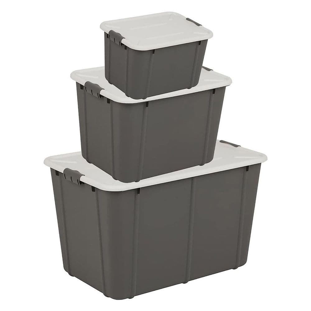Organic Stackable Multi Capacity Grey Strong Storage Containers With ...