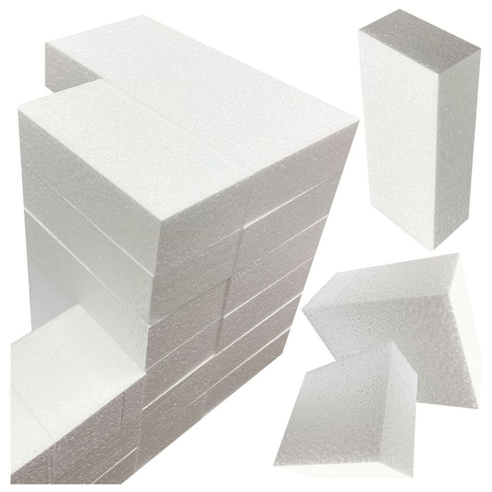 White Polystyrene Foam Blocks