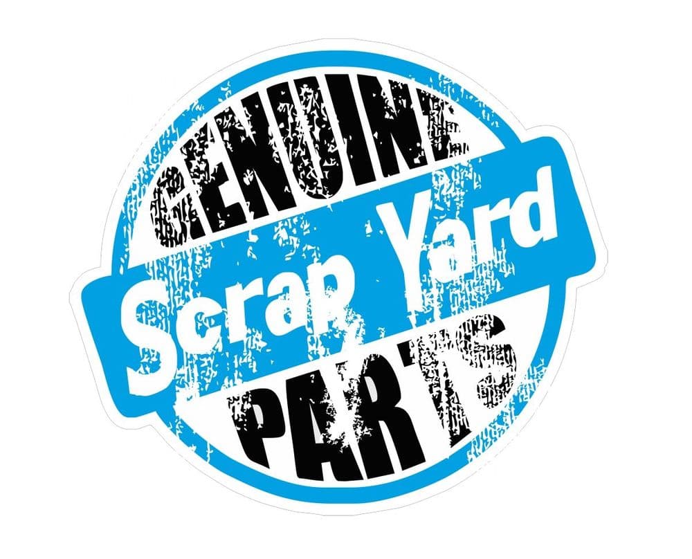 Distressed Aged GENUINE SCRAPYARD PARTS Funny Design For Rat Look VW ...