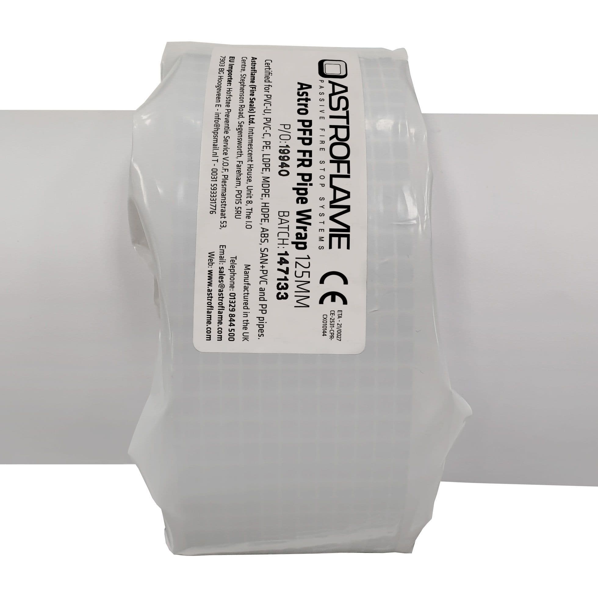 PFP FR Pipe Wrap 125mm | Stormflame Shop