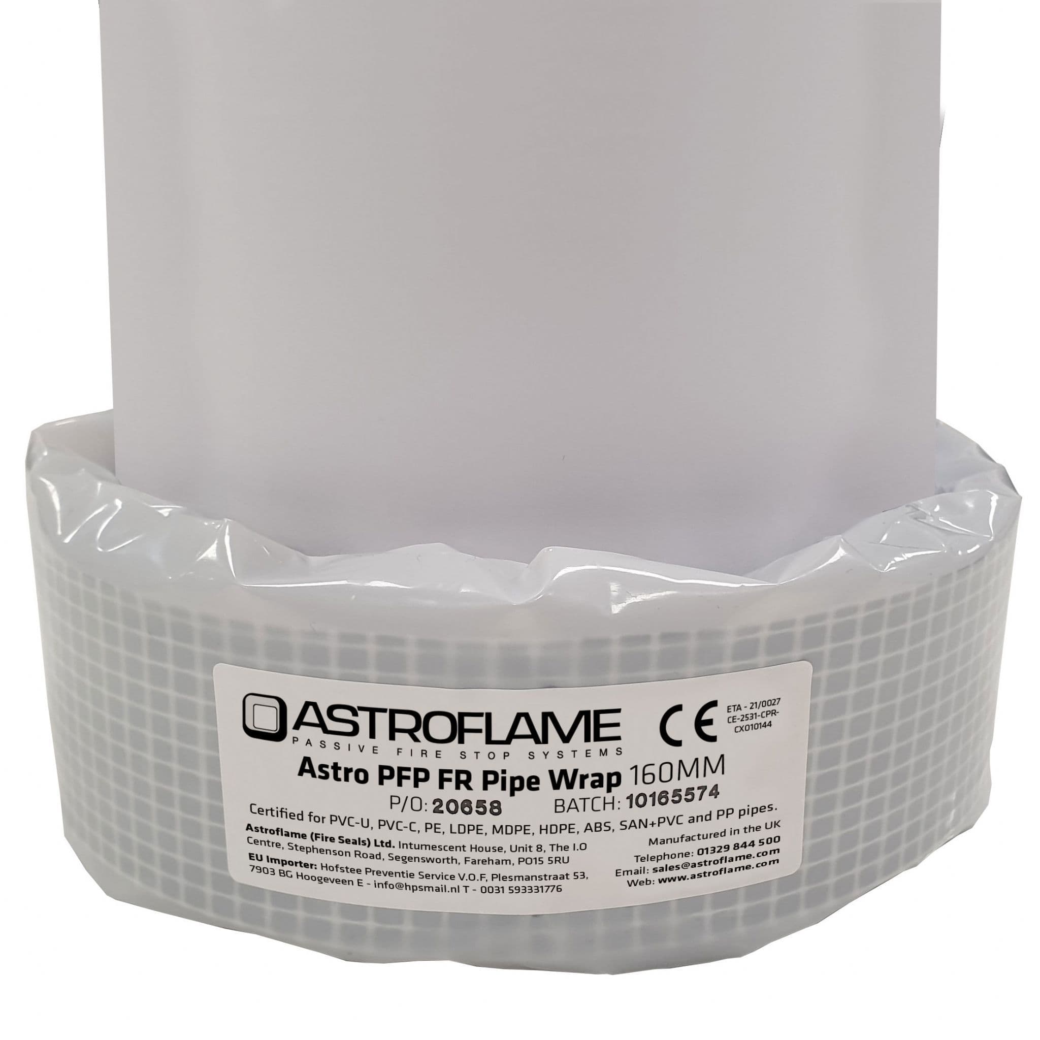 PFP FR Pipe Wrap 160mm | Stormflame Shop