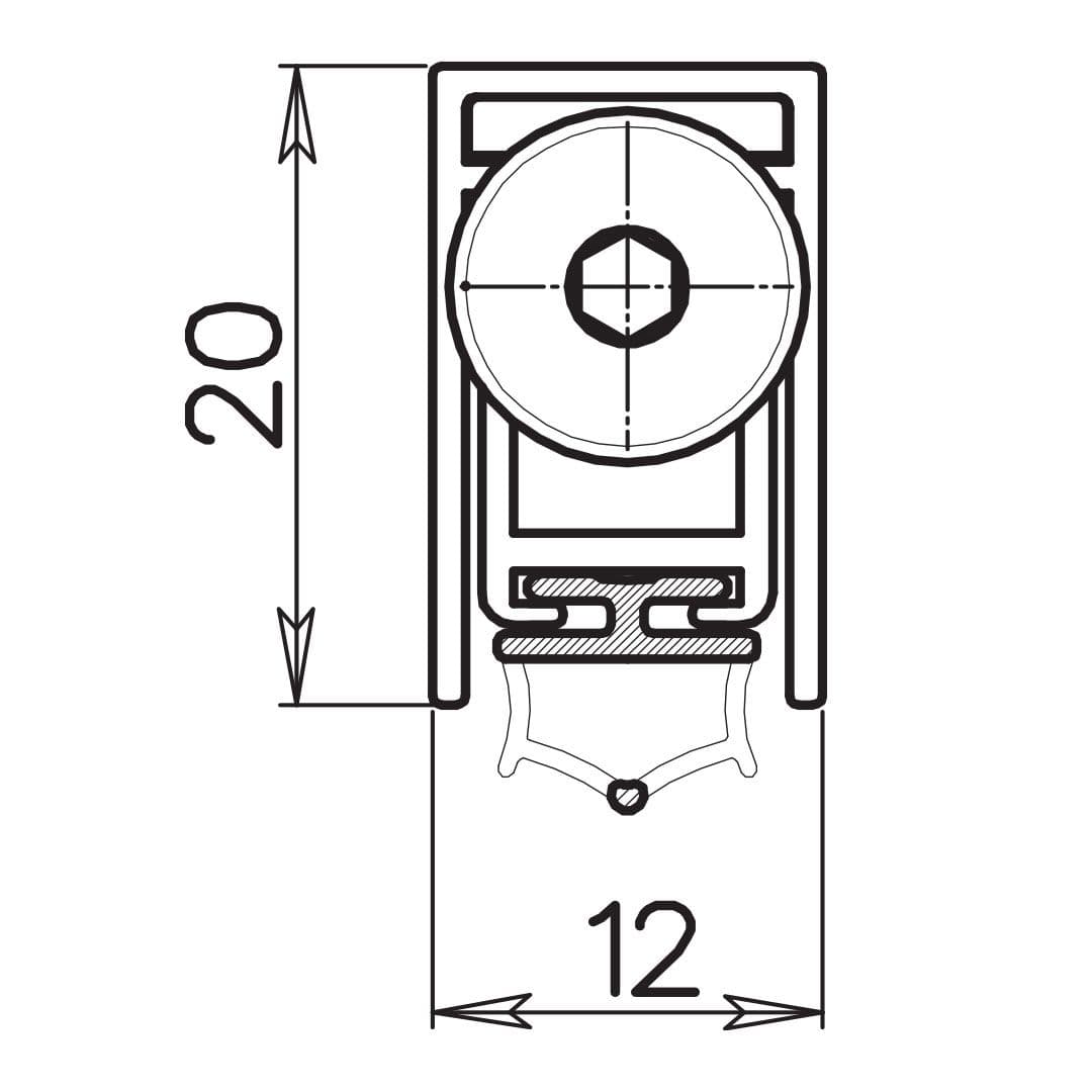 Astro Trend Drop Down Seal - 1226mm | Buy At Stormflame