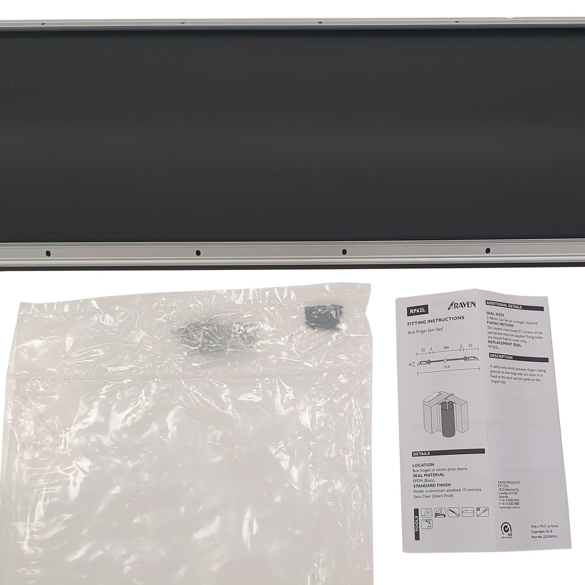 Raven Door Finger Guards - Model RP62 (Wide) | Stormflame