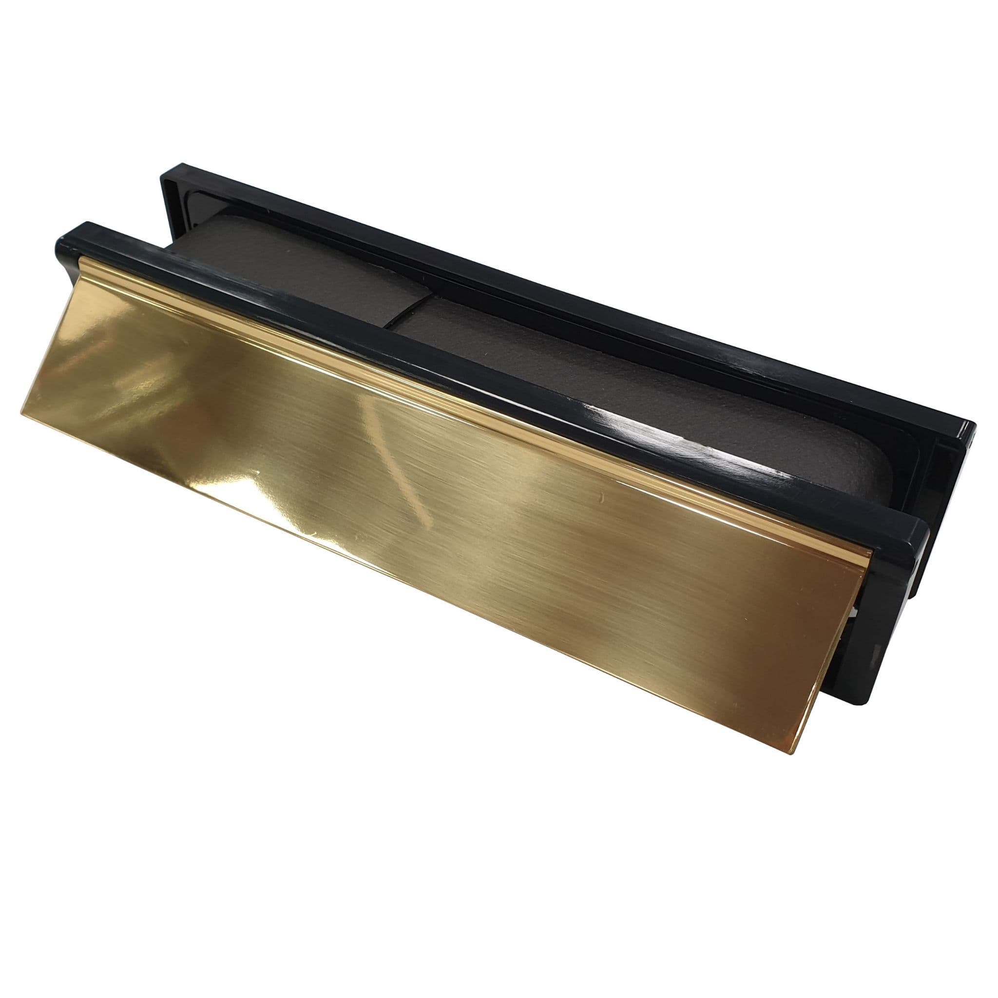 Letter Box | Polished Brass - 12 inch | Stormflame