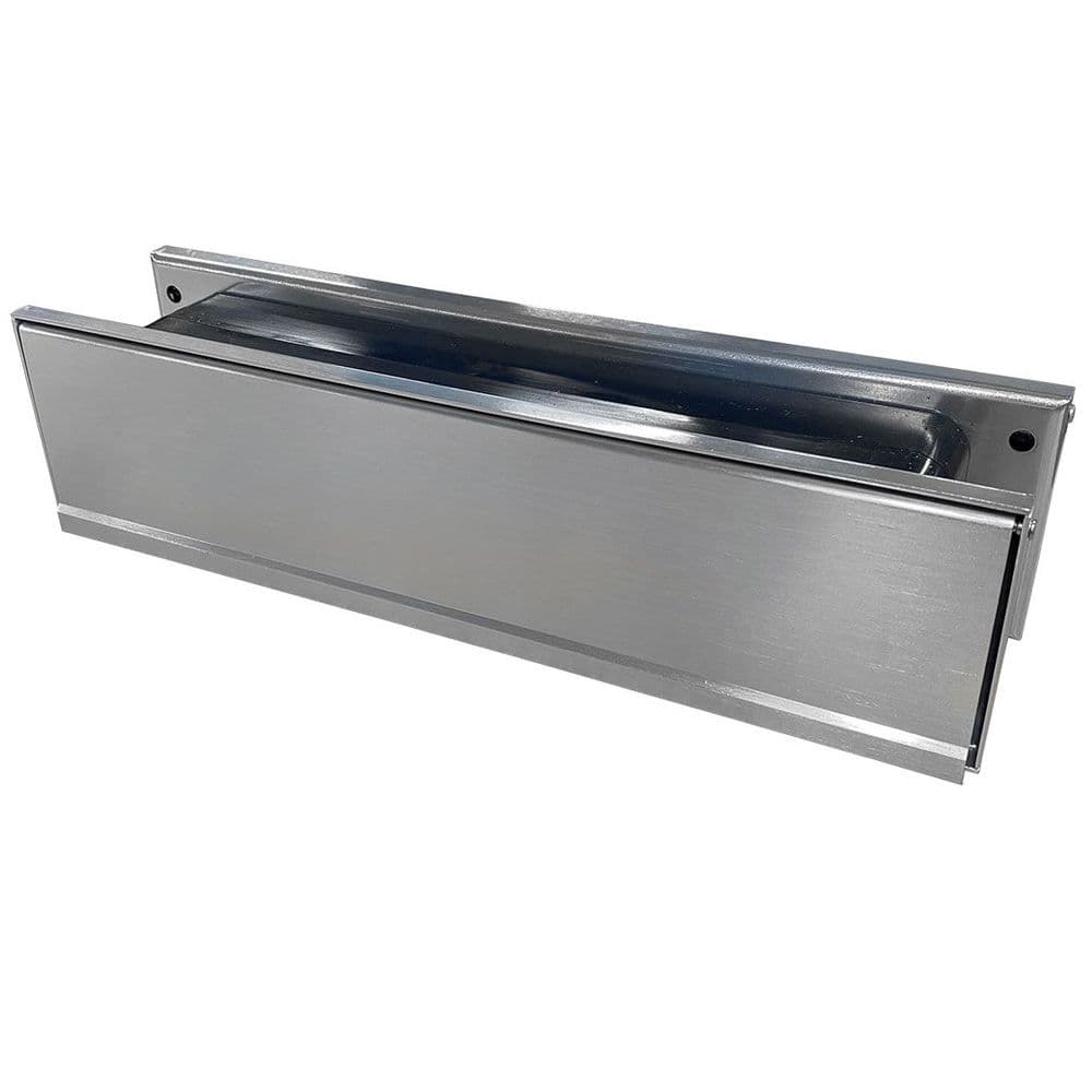 Intumescent Telescopic Letterbox | 30mins | 12 inch Satin Anodised ...