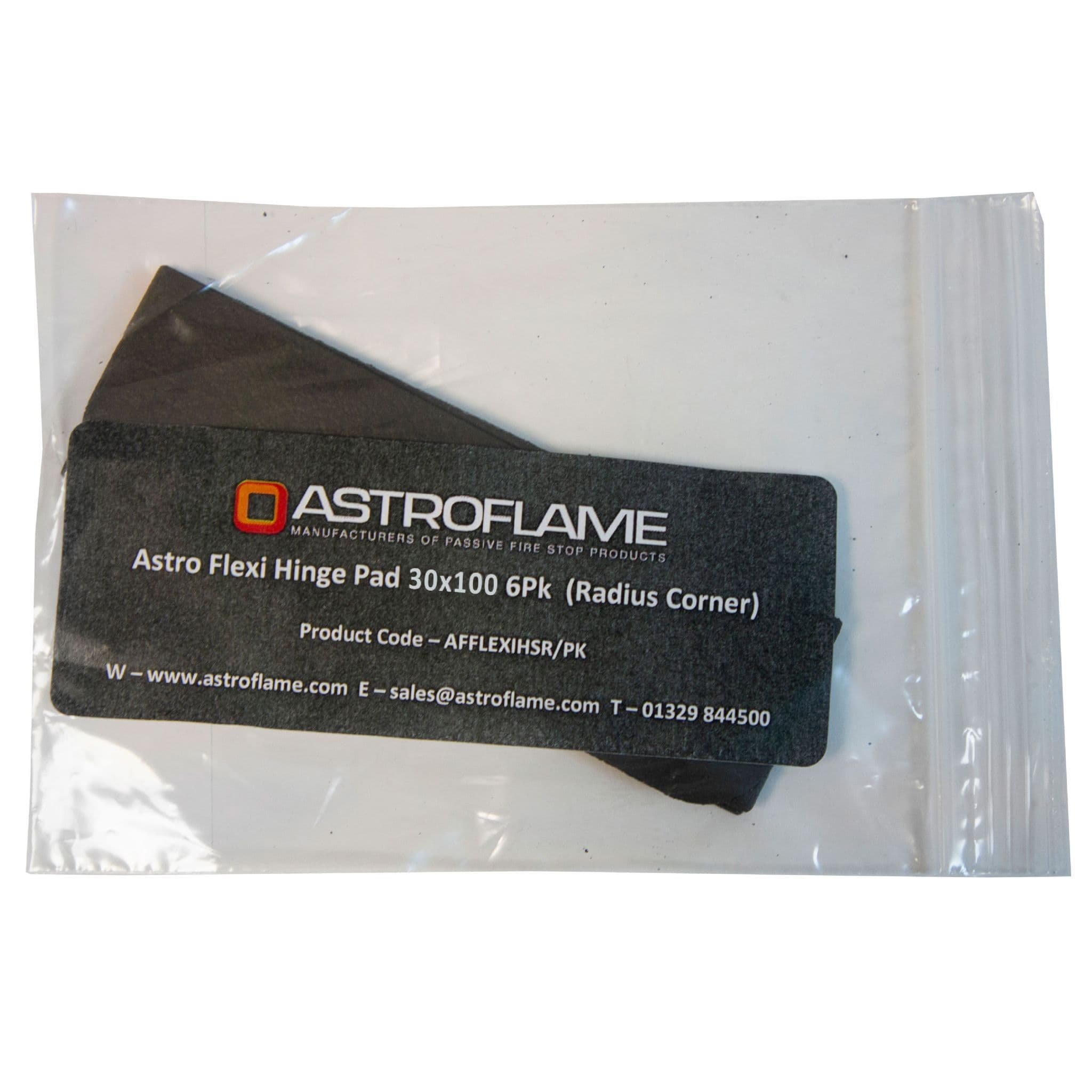 Self Adhesive Radius Hinge Pads For Fire Doors (Pack of 6) | Stormflame