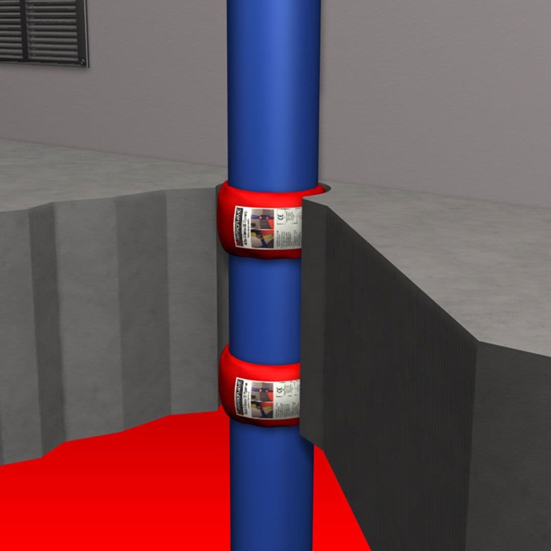 Intumescent Pipe Wrap Fire Rated CE/UKCA Marked - 75mm | Stormflame